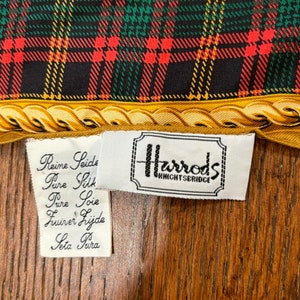 RARE Vintage HARRODS London Commemorative Silk Scarf 34 Flawed - Etsy