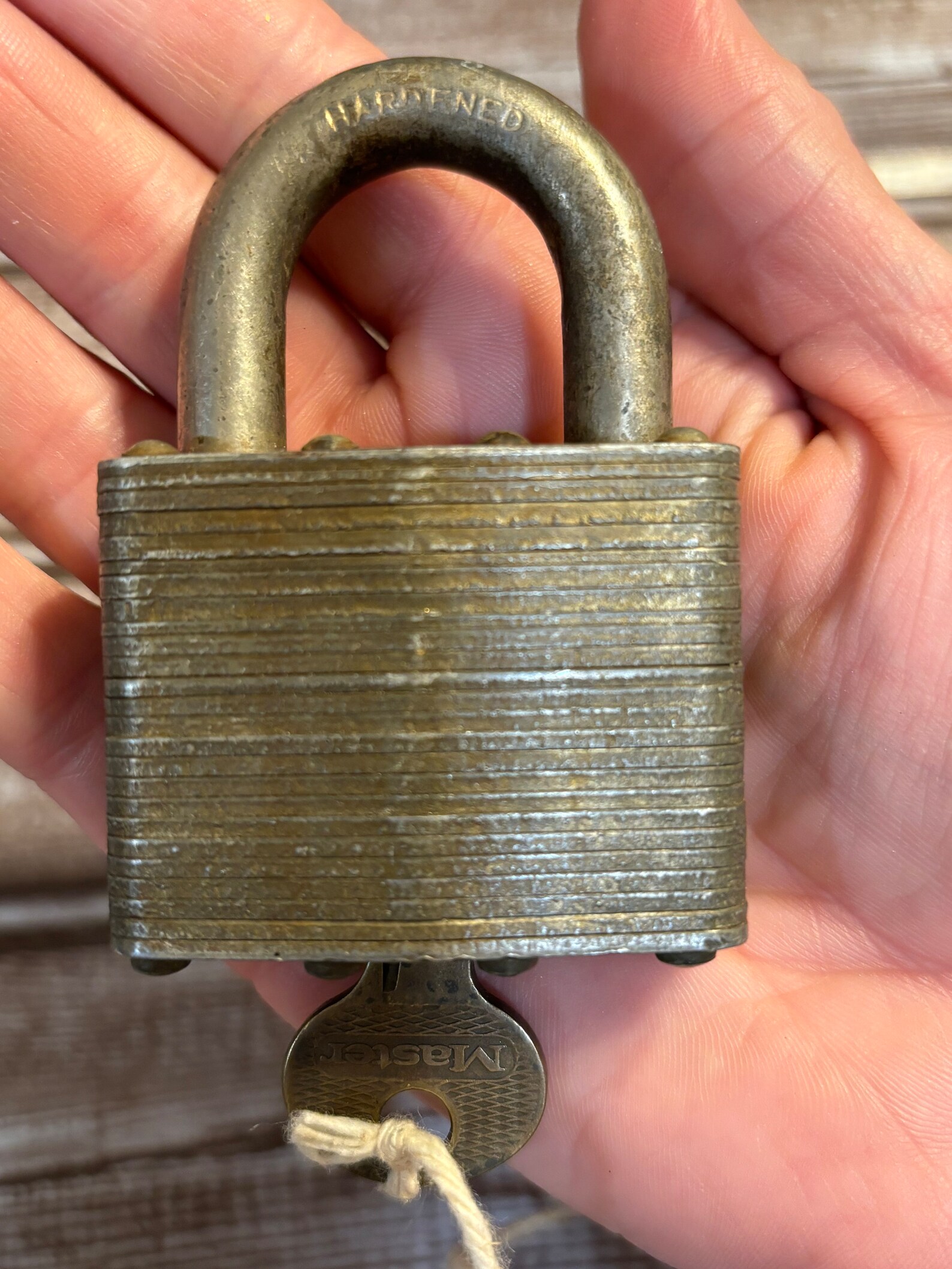 Vintage Antique Milwaukee Masterlock Master Lock No. 1 Padlock W ...