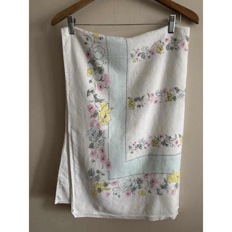 Rectangle Tablecloth 50s - Etsy
