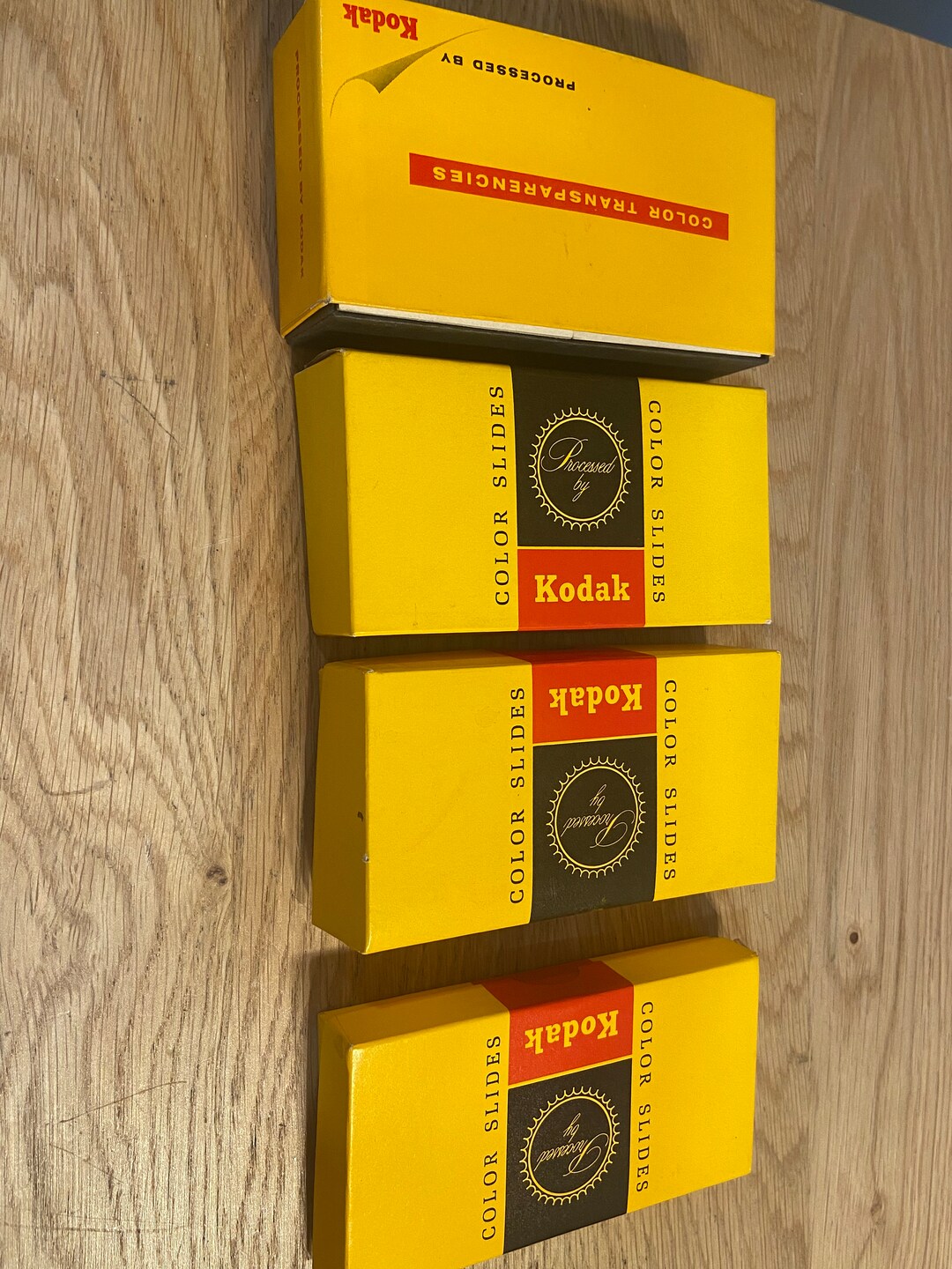 Lot of 4 Kodak Boxes Color Slides From 50s, 60 & 70s - Etsy