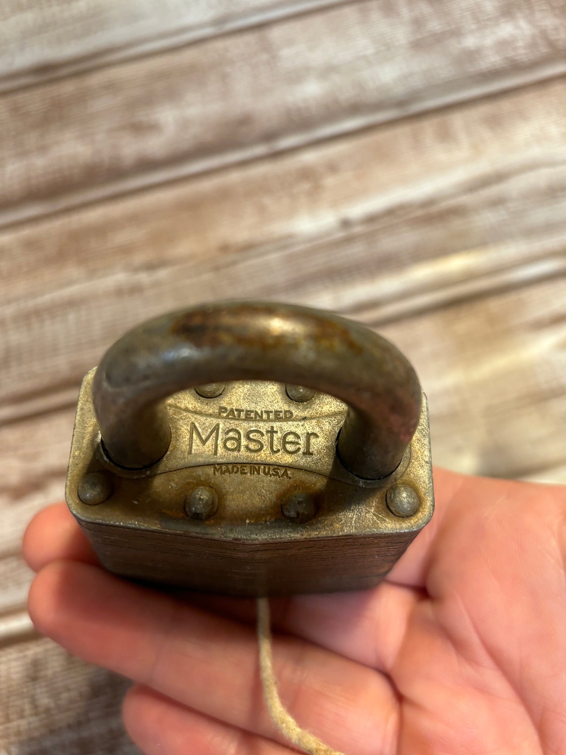 Vintage Antique Milwaukee Masterlock Master Lock No. 1 Padlock W ...