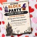 Editable Halloween Block Party Flyer: Trick or Treat Invitation (canva ...