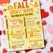 Editable Fall Spirit Week Itinerary, School Calendar (CANVA Template ...