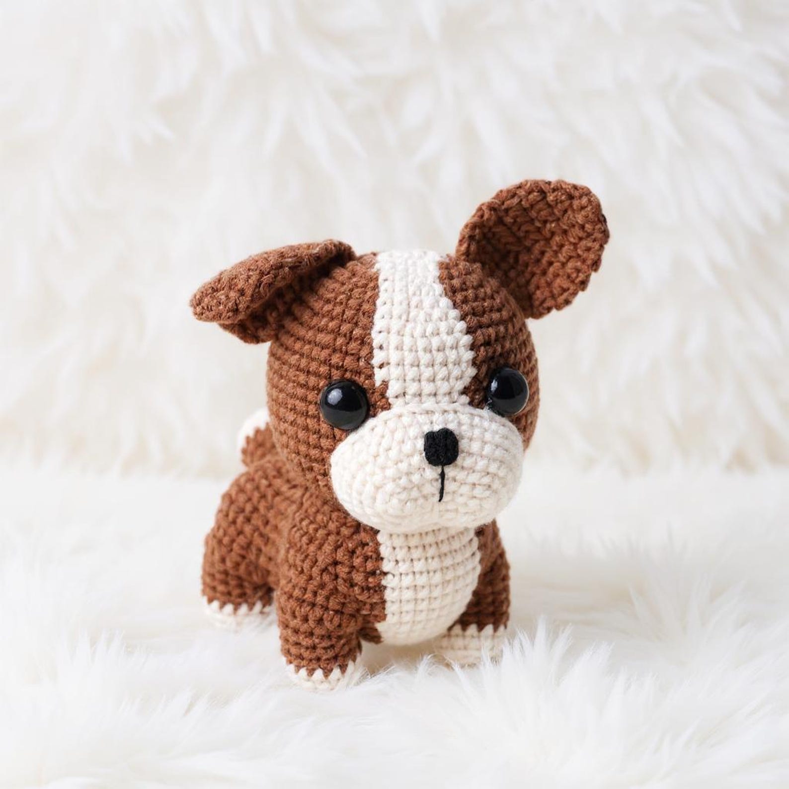 Bulldog Crochet Pattern, Adorable Amigurumi PDF, Easy Beginner Friendly ...
