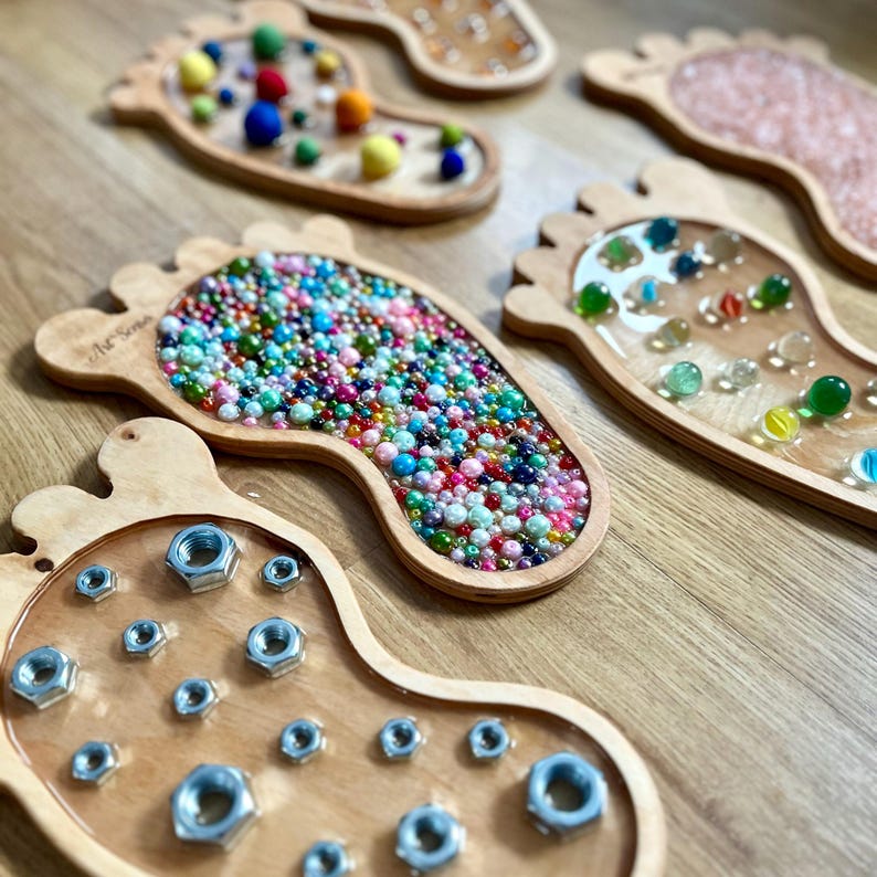 Wooden Sensory Foot Panels – Balance & Tactile Stimulation for Kids ...