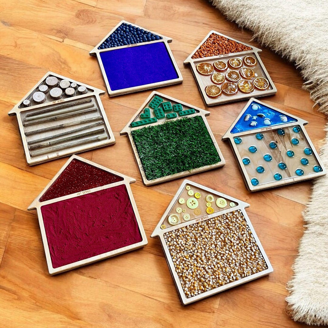 COLORFUL HOUSES – Sensory Pathway for Children I Colorful Sensory ...