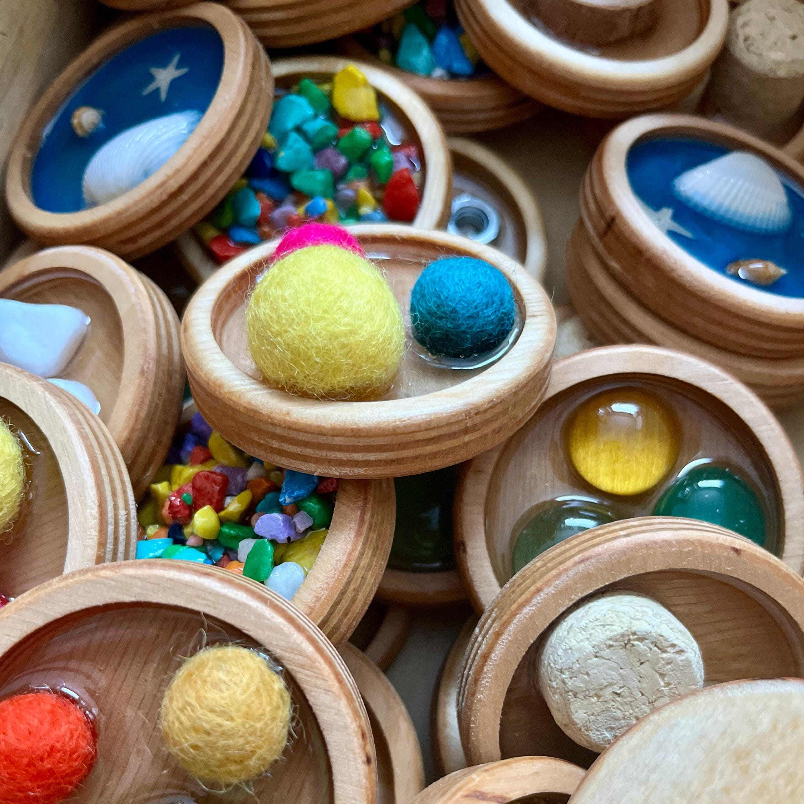 Sensory Memory Game – Textured Matching Discs With Bag | Montessori ...