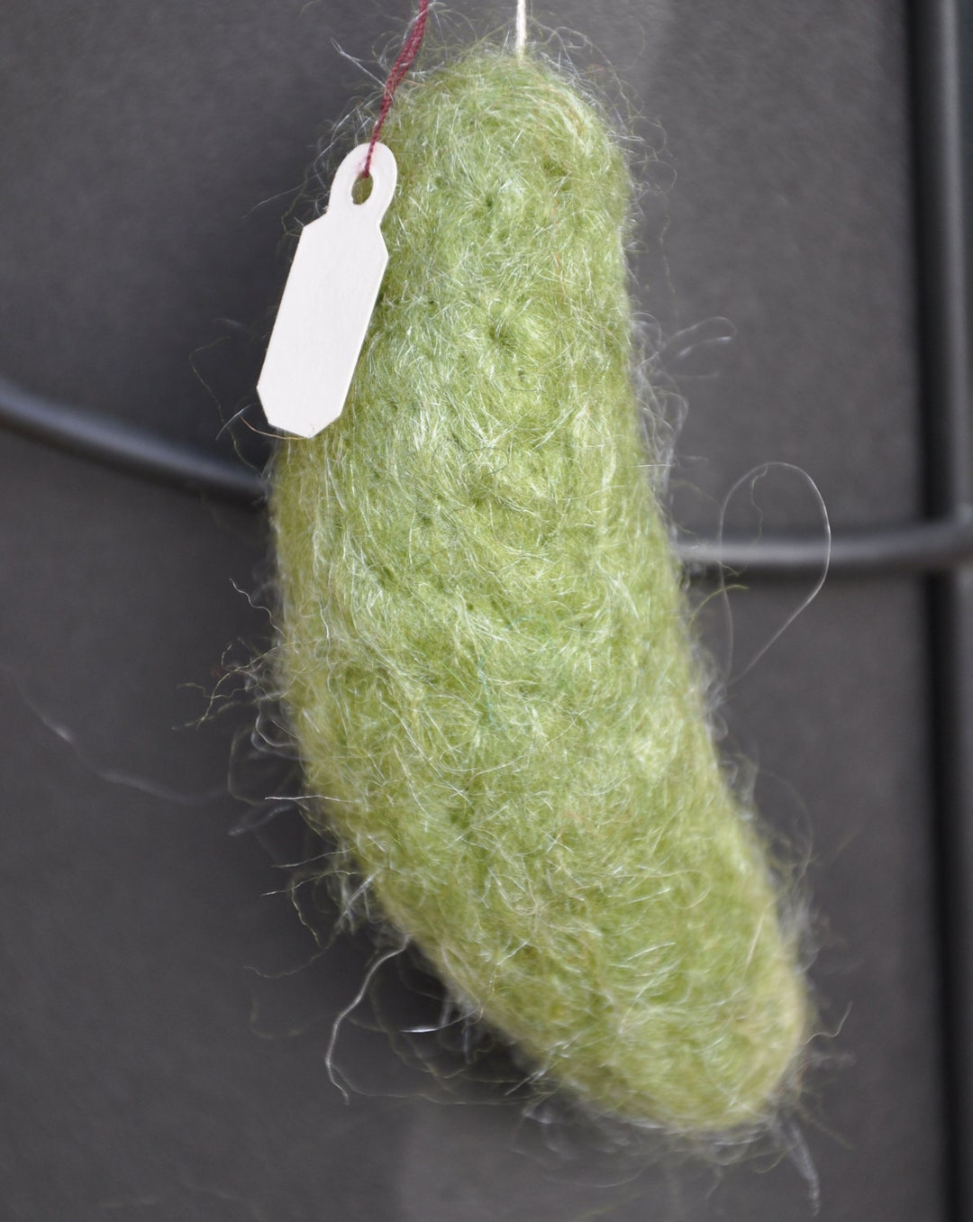 Felted Pickle Ornament - Etsy