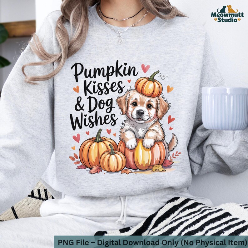 Fall Dogs Watercolor PNG Bundle, Just a Girl Who Loves Fall & Dogs ...
