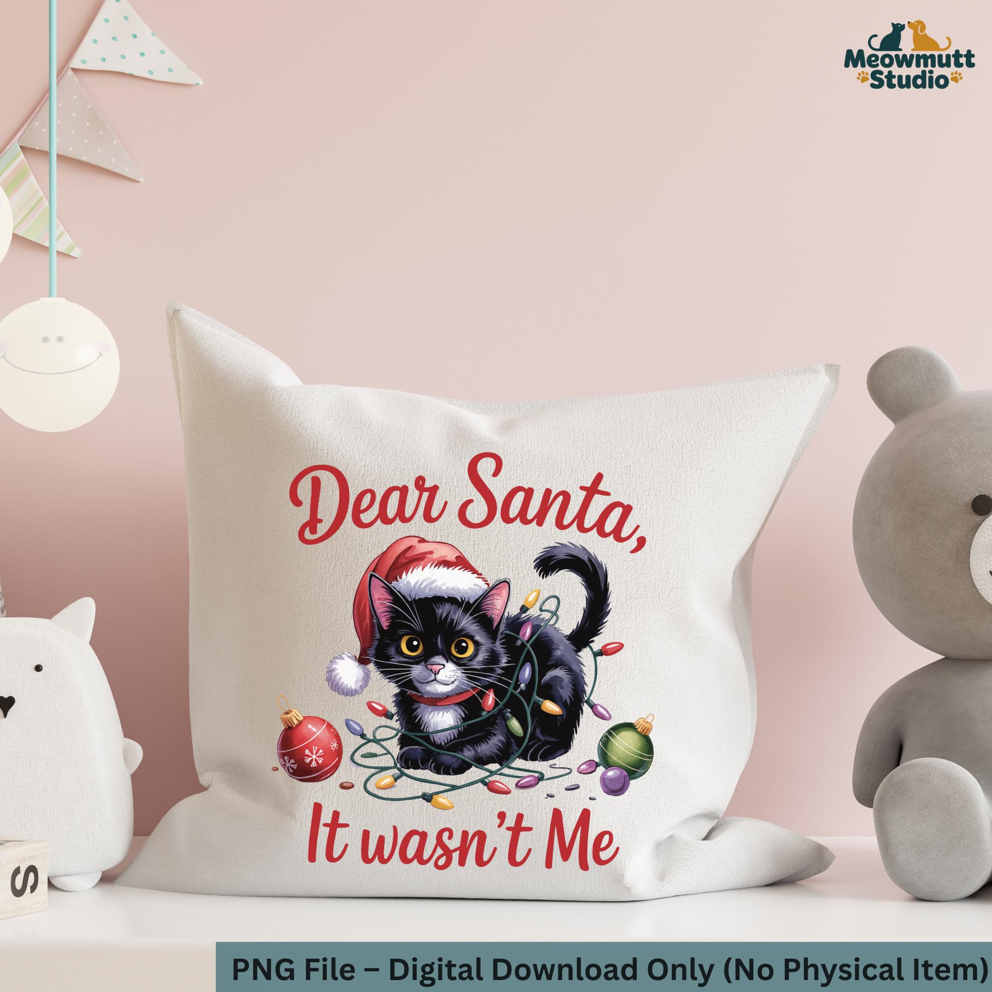 Funny Black Cat Christmas PNG Clipart Bundle (digital Download) - Etsy