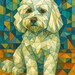 Cubist Pet Portrait – Geometric Custom Canvas for Dog or Cat | Abstract ...