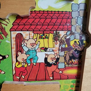 Fisher-price the Three Little Pigs Puzzle 520 Ages 2 5 , 12 Piece ...
