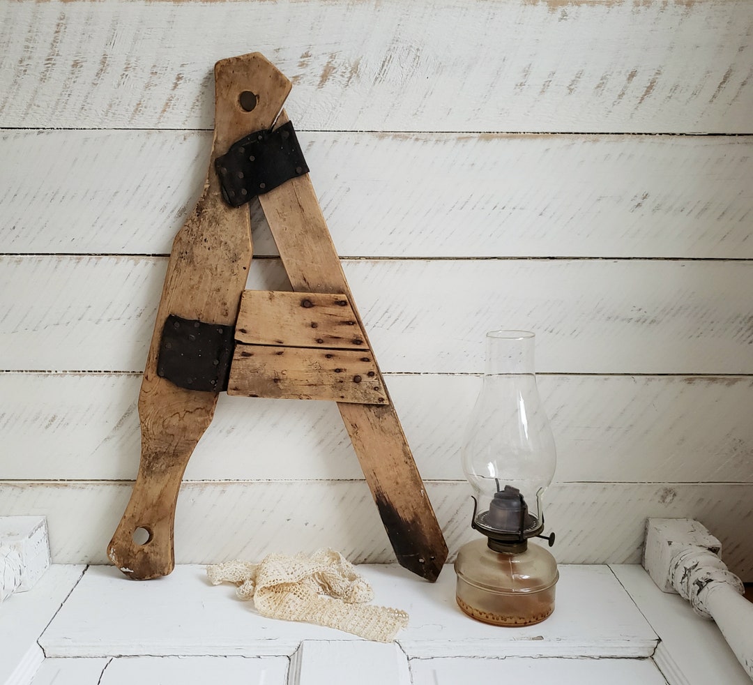 A is for Antique , Unique Wooden Letter A for the Modern Rustic ...