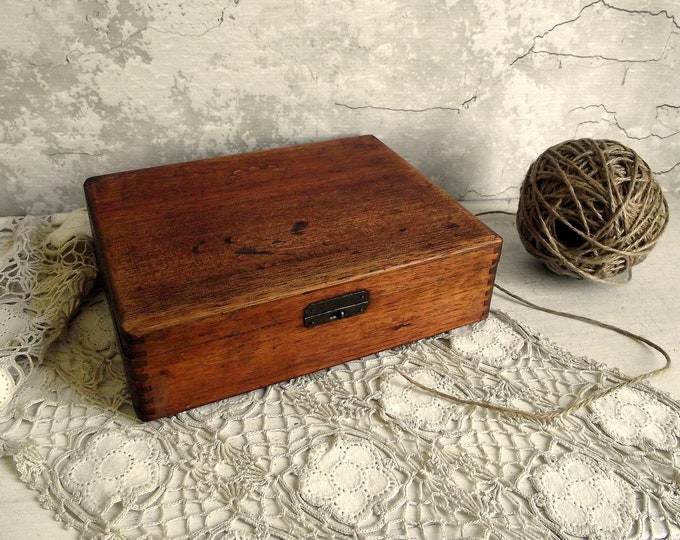 Benson & Hedges Cigar Box , Vintage Wooden Storage Box With Hinged Lid ...