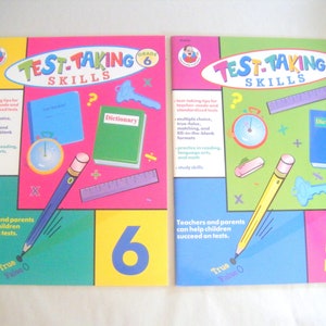 Vintage Test-taking Skills Book Set for Grades 5 and 6 Teacher | Etsy