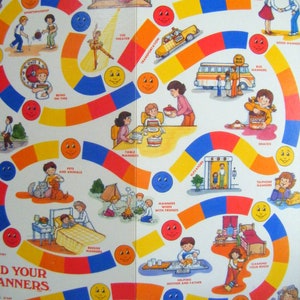 Vintage Mind Your Manners Board Game Collectible Therapy - Etsy