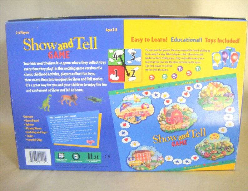 Vintage Show and Tell Board Game Toy Children Play Kids Parenting ...