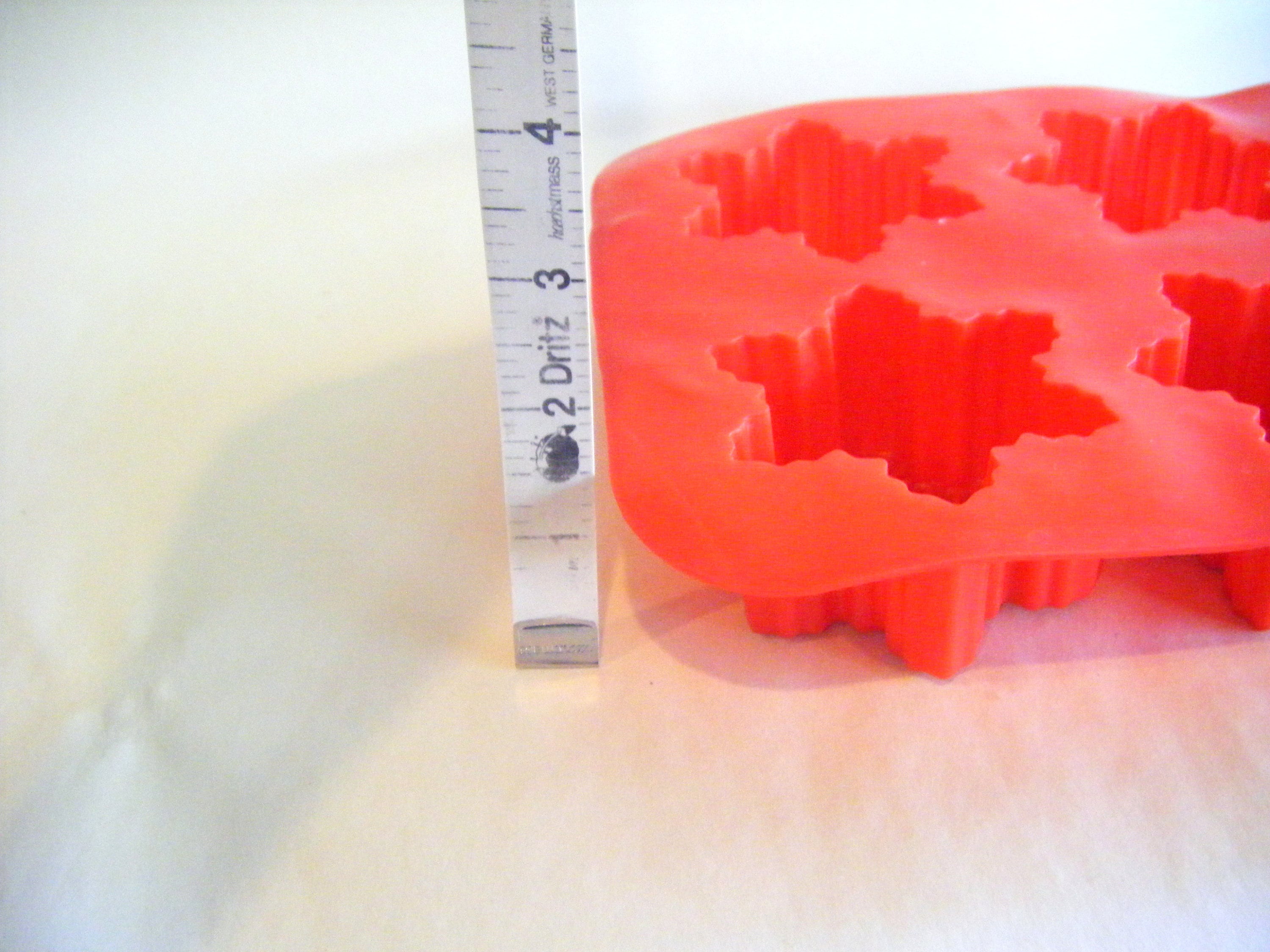 Vintage Snowflake Red Silicone Mold Kitchen Pastry Chef - Etsy