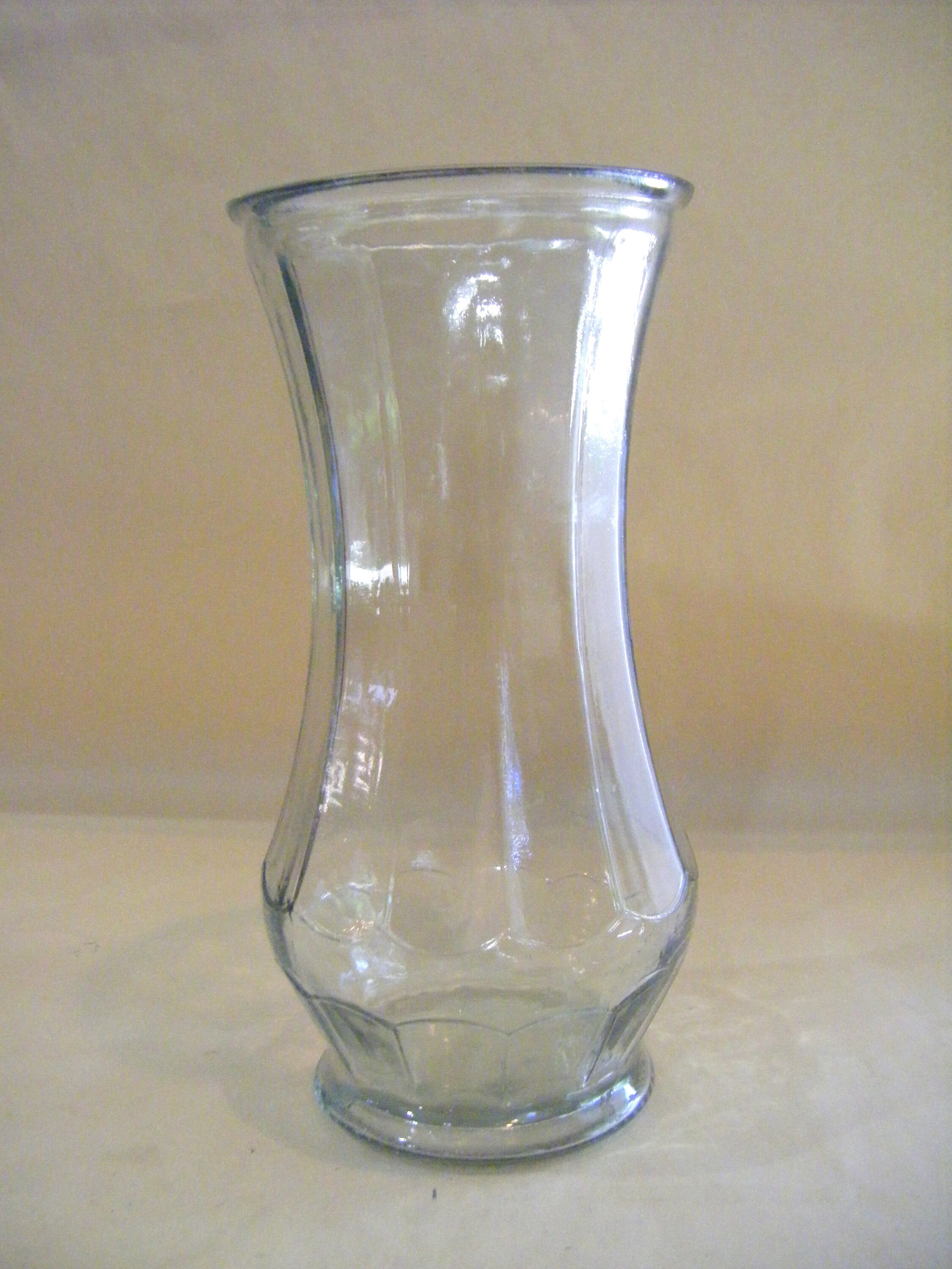 Classic Clear Glass Flower Vase Floral Arrangement Centerpiece - Etsy