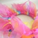 Rainbow Ribbon Rag Mini Wreath Handtied Home Decor Fun Multicolored ...