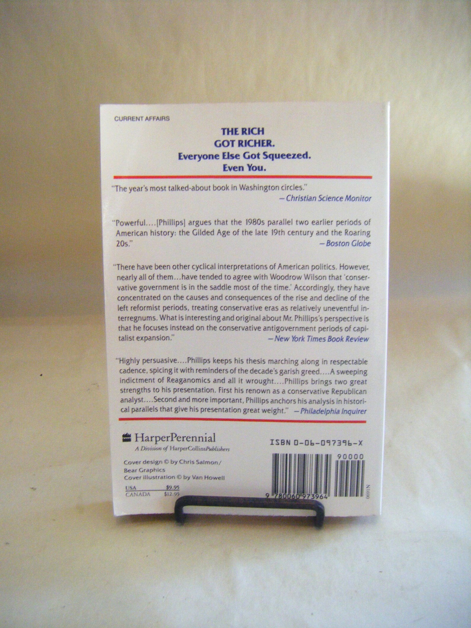 Vintage "the Politics of Rich and Poor" Book: Reaganomics & American ...
