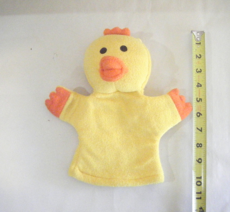 Vintage Yellow Duck Hand Puppet: Plush Chick Stuffed Animal - Etsy