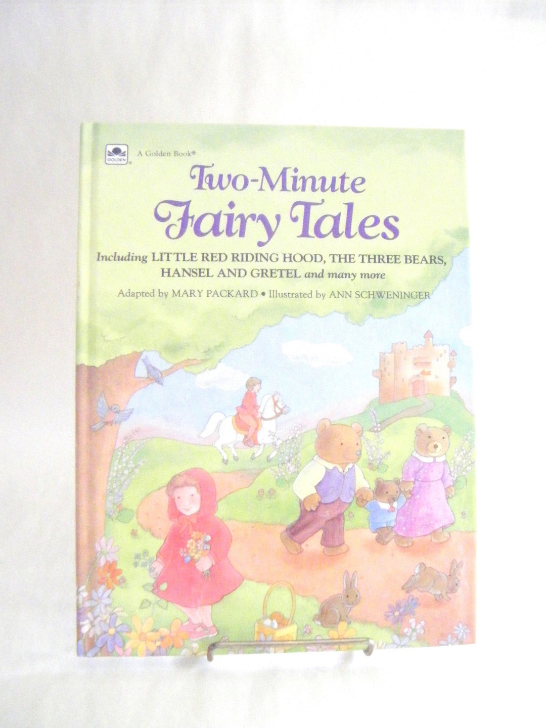 Vintage Two Minute Fairy Tales Hardback Book Fantasy Classic Story Book ...