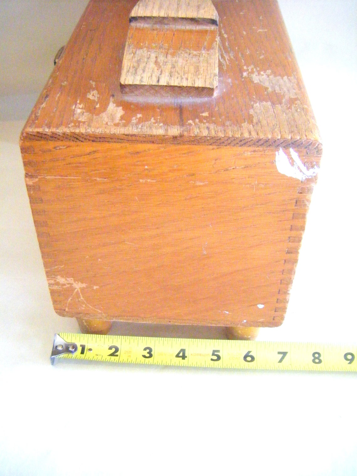 Vintage Wood Shoe Shine Box 1950s Distressed Set Design Home - Etsy