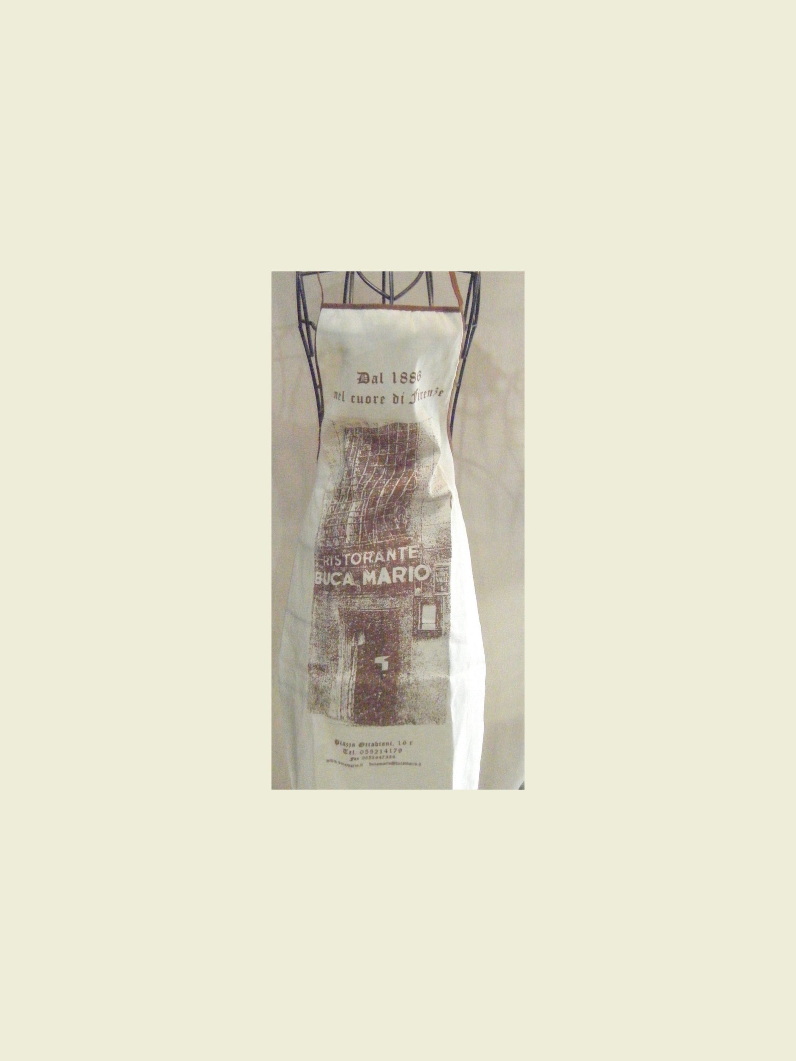 Apron Italian Restaurant Craft Fair Booth Supply Shop Cooking Crafting ...