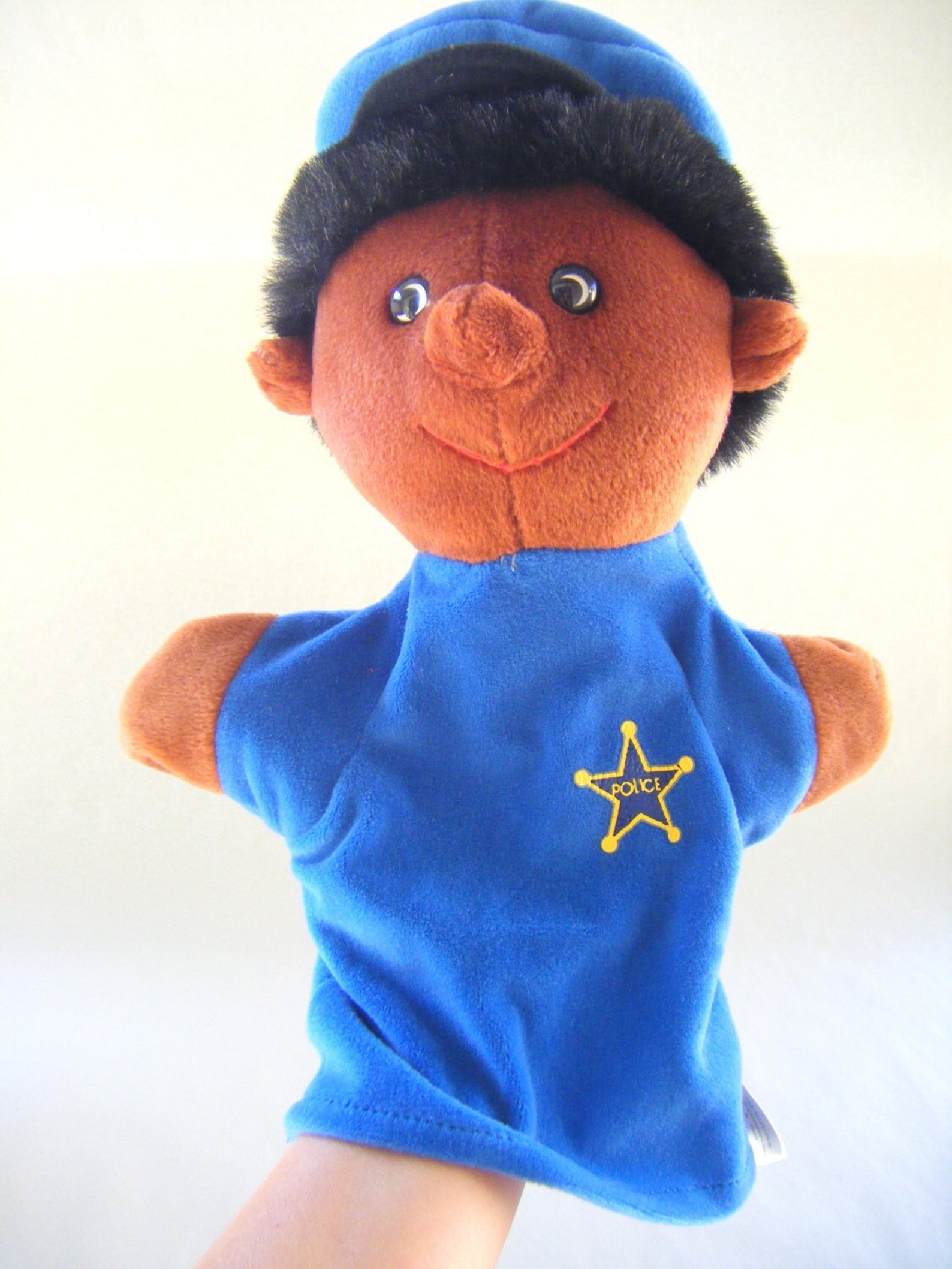 Vintage Police Officer Hand Puppet Plush Pups Toy Children - Etsy