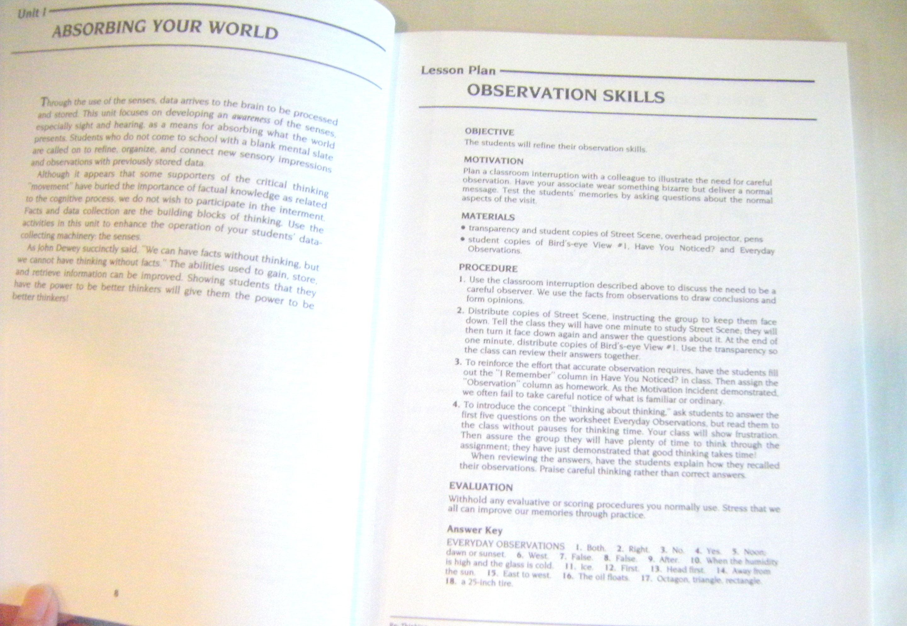 Vintage Re:thinking Paperback Book Critical and Creative Thinking ...