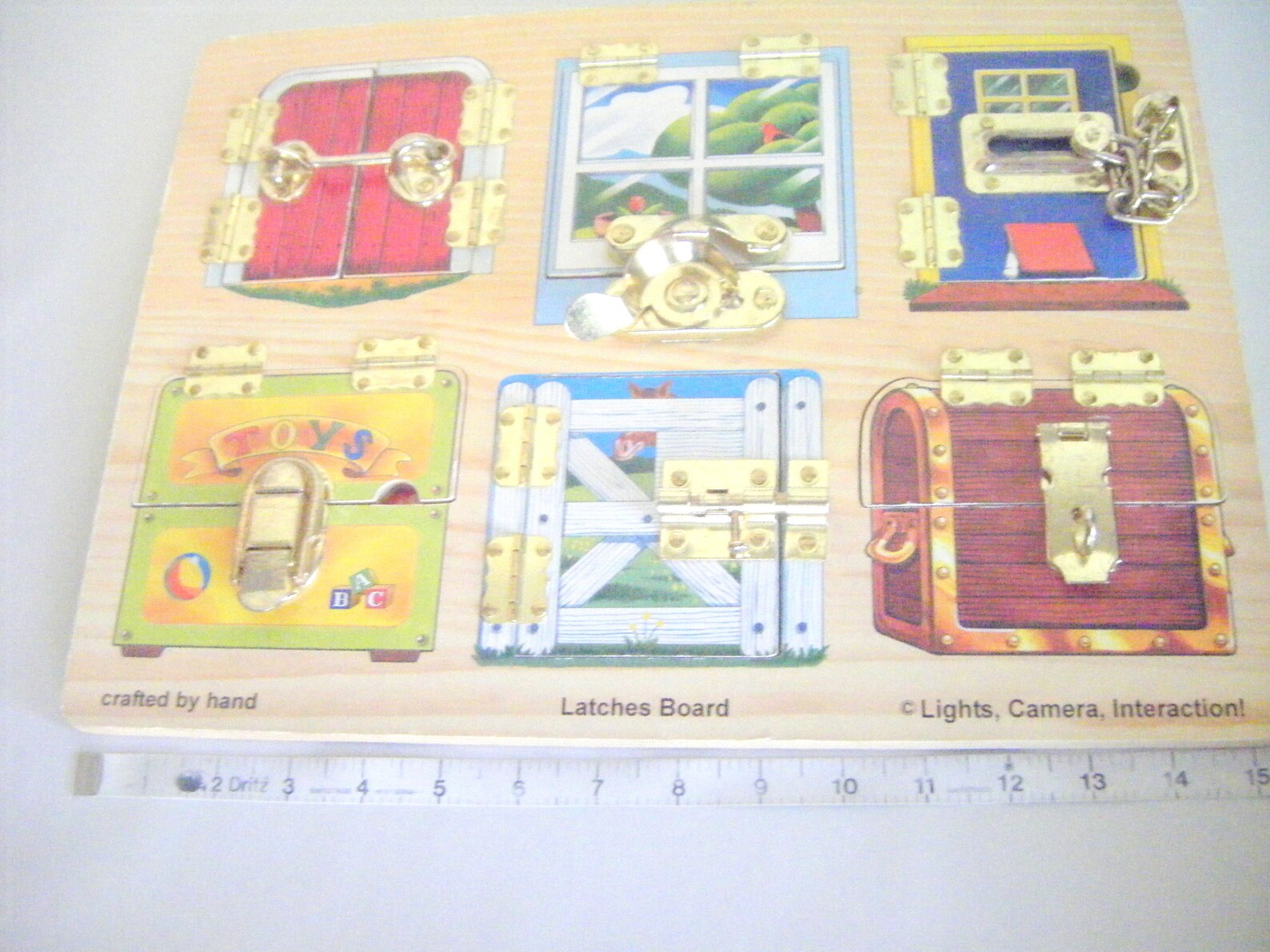 Vintage Latches Wooden Busy Board Melissa and Doug Game Toy - Etsy