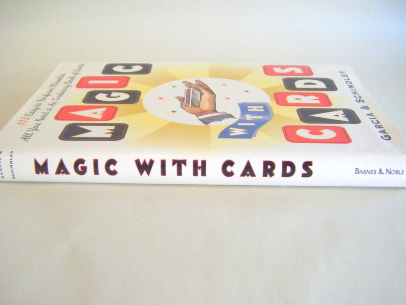 Vintage Magic With Cards Hardback Book Family Fun Party Games Magician ...