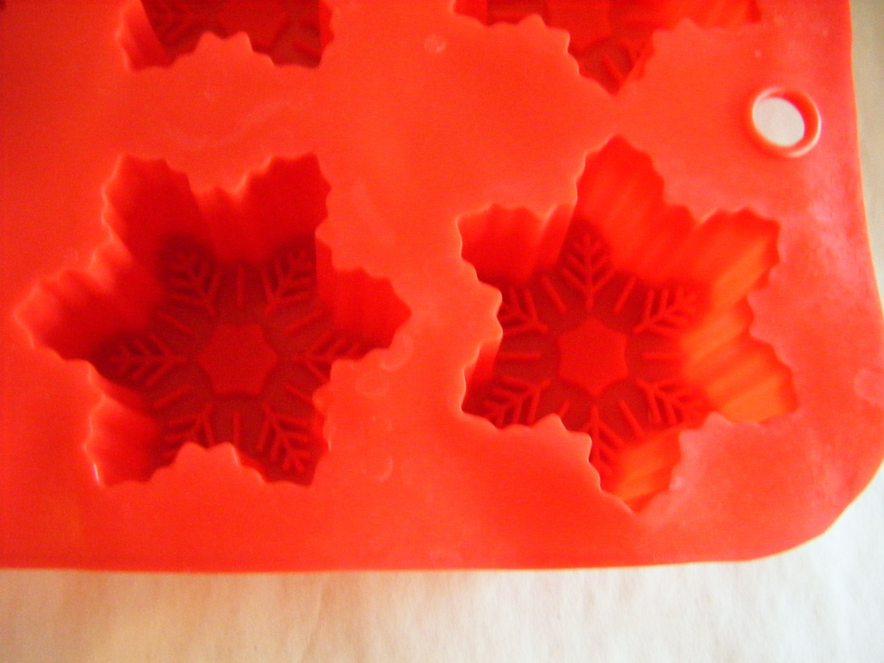 Vintage Snowflake Red Silicone Mold Kitchen Pastry Chef - Etsy