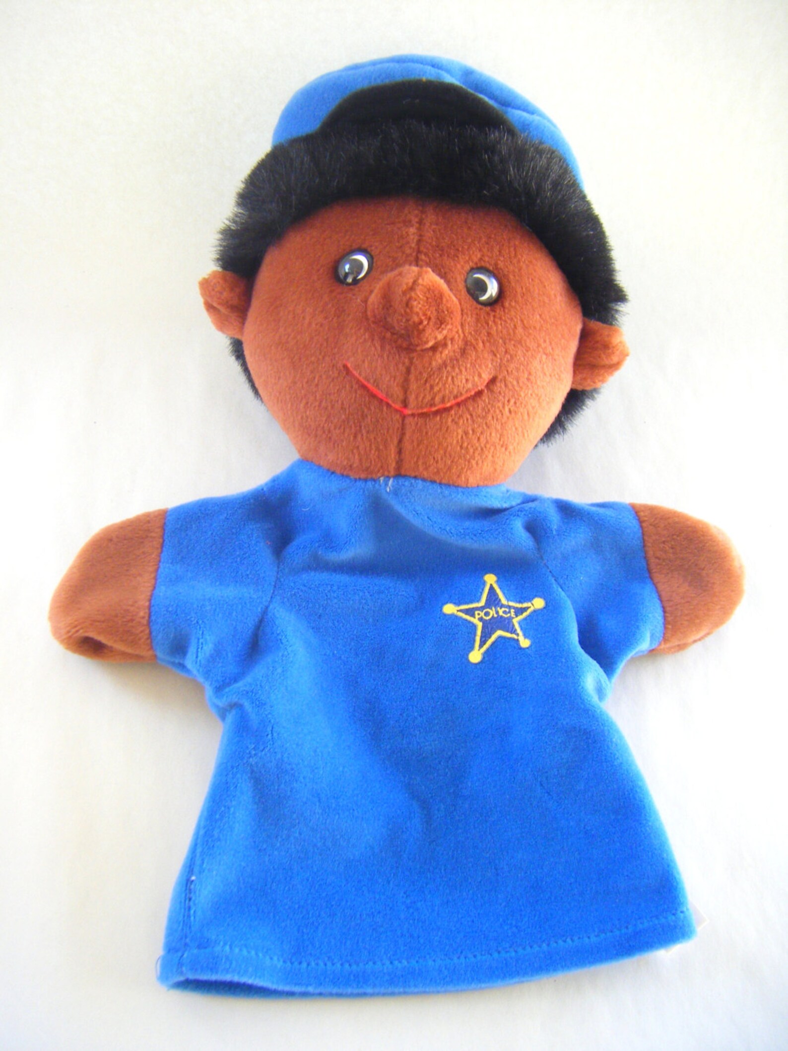 Vintage Police Officer Hand Puppet Plush Pups Toy Children - Etsy