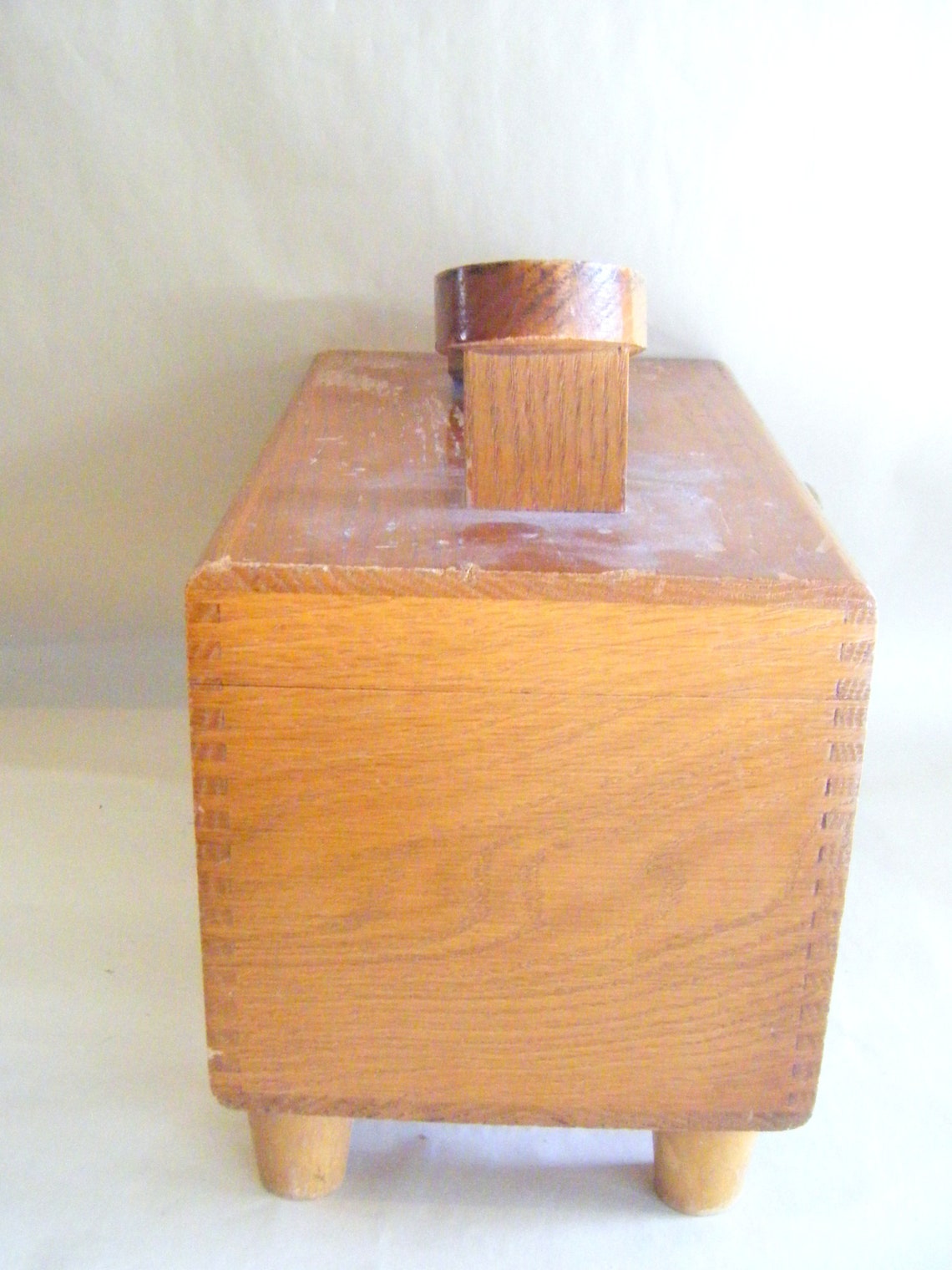 Vintage Wood Shoe Shine Box 1950s Distressed Set Design Home - Etsy