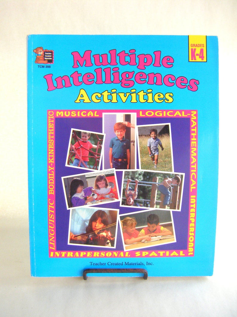 Multiple Intelligences Activities Book Teacher Student | Etsy