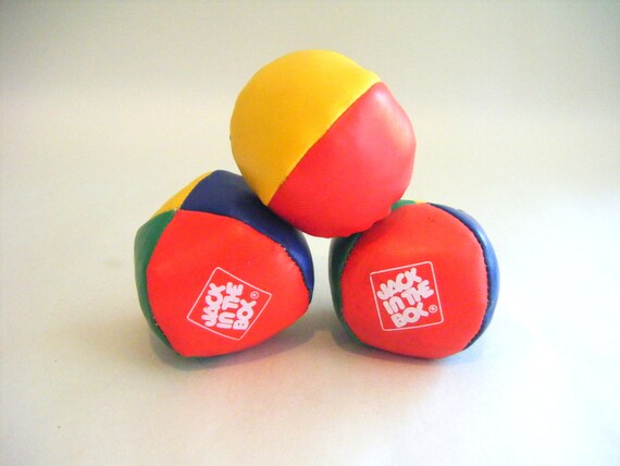 Vintage Jack in the Box Juggling Balls Hacky Sacks Set of | Etsy