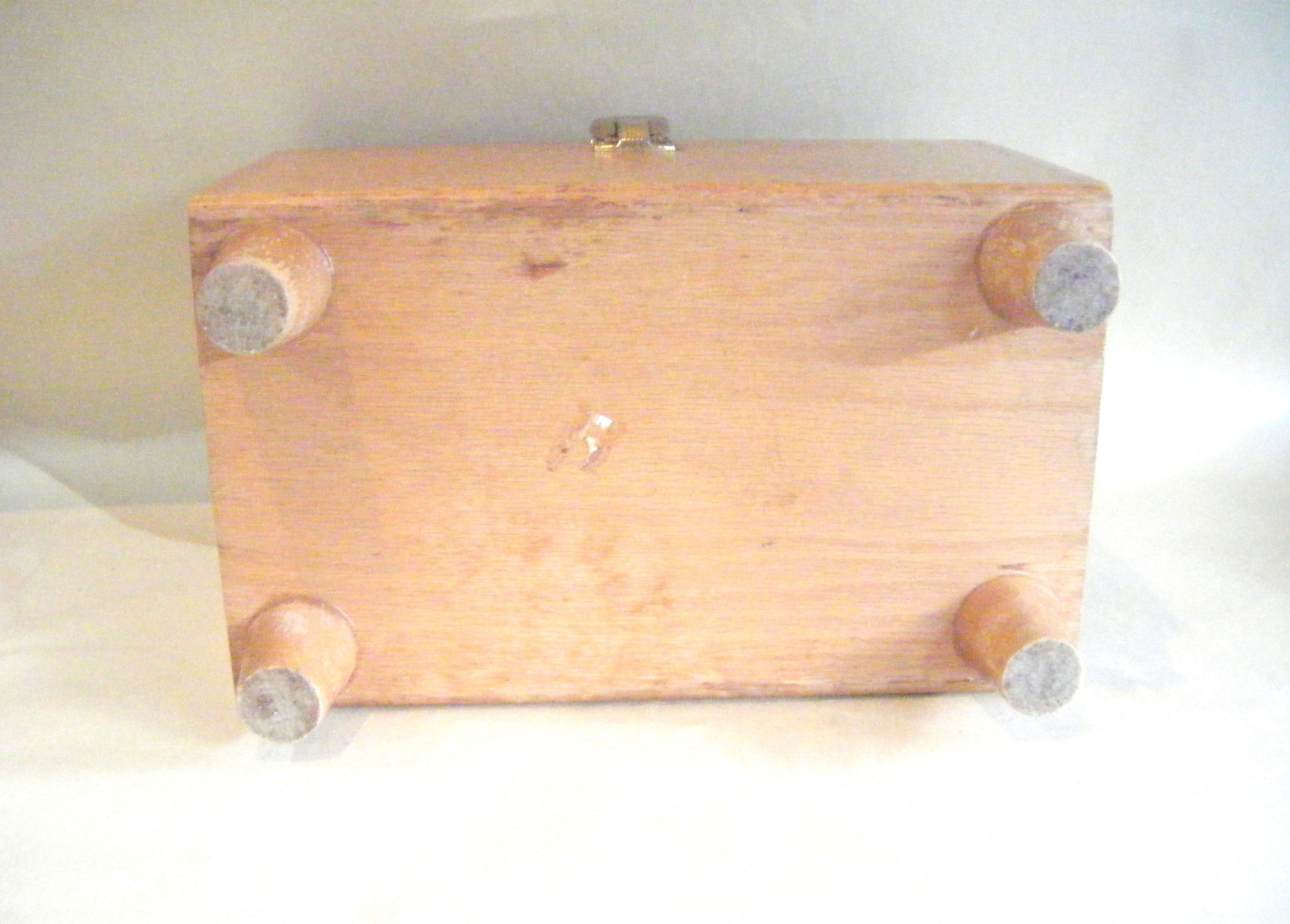 Vintage Wood Shoe Shine Box 1950s Distressed Set Design Home - Etsy