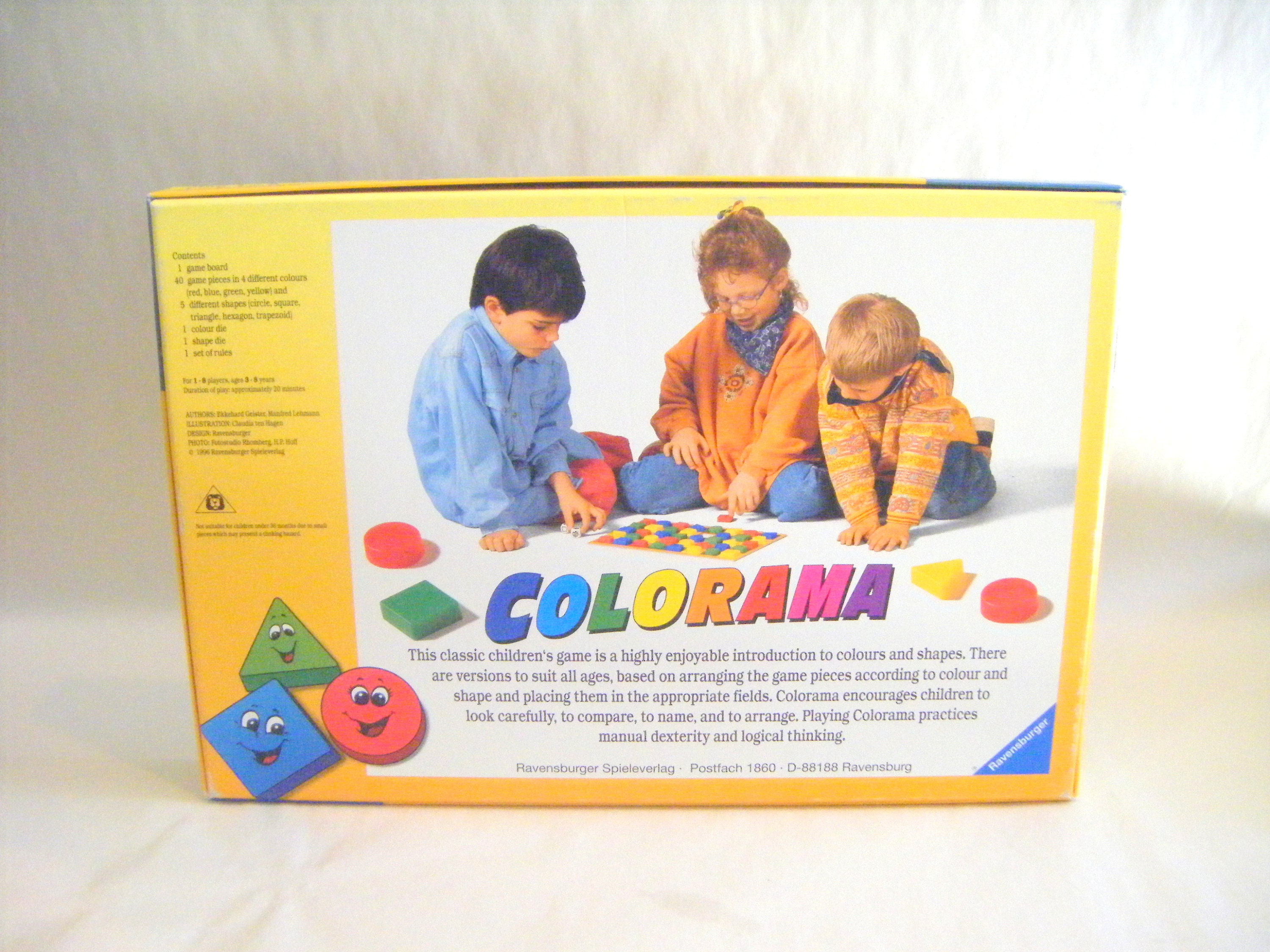 Vintage Colorama Tile Matchng Puzzle Game Toy Children Play - Etsy