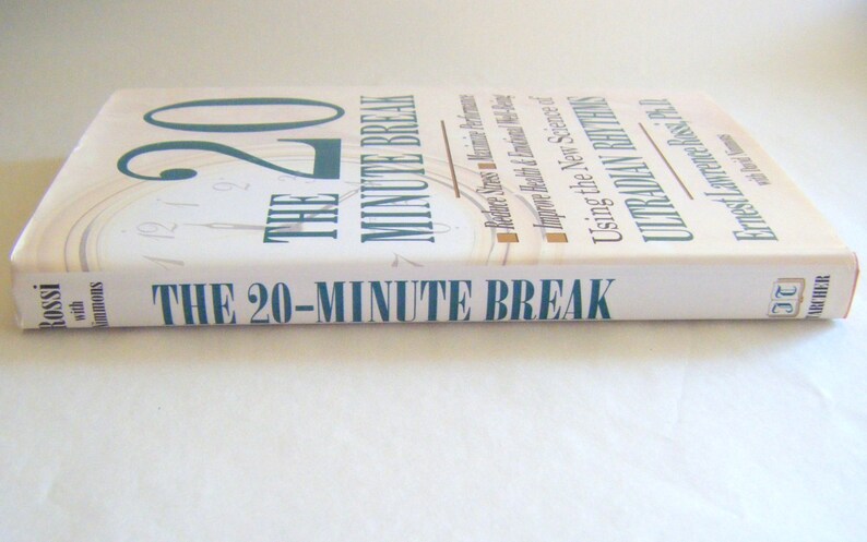 Vintage the 20 Minute Break Using Ultradian Rhythms Counselor Therapy ...