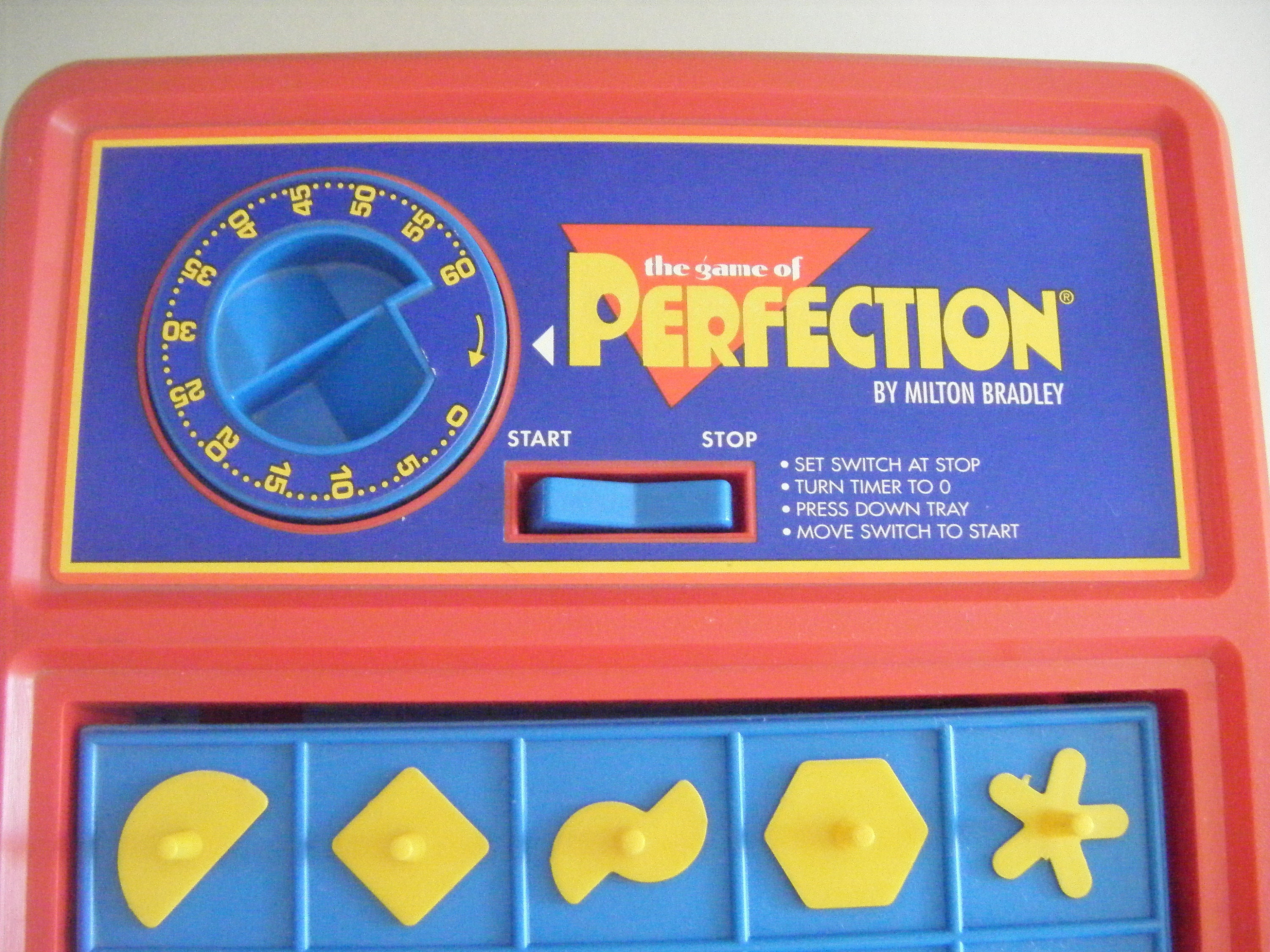 Vintage Perfection Speed Puzzle Game Milton Bradley Collectible - Etsy