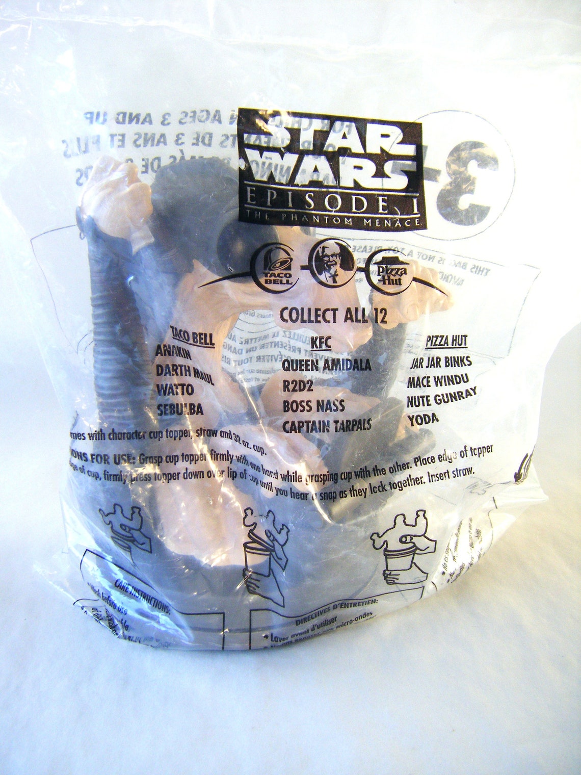Vintage Sebulba Star Wars Episode One Cup Topper NIP Collectible Fast ...