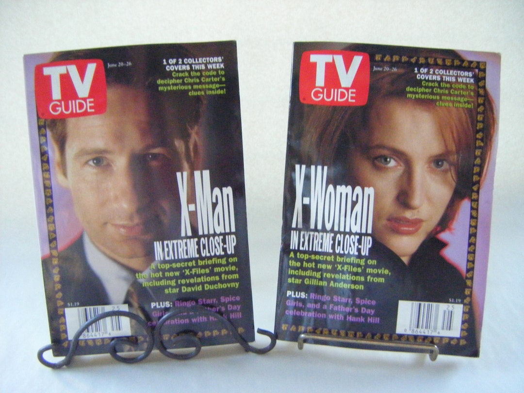 Vintage X-files TV Guide Set: Mulder & Scully Collector's Edition - Etsy