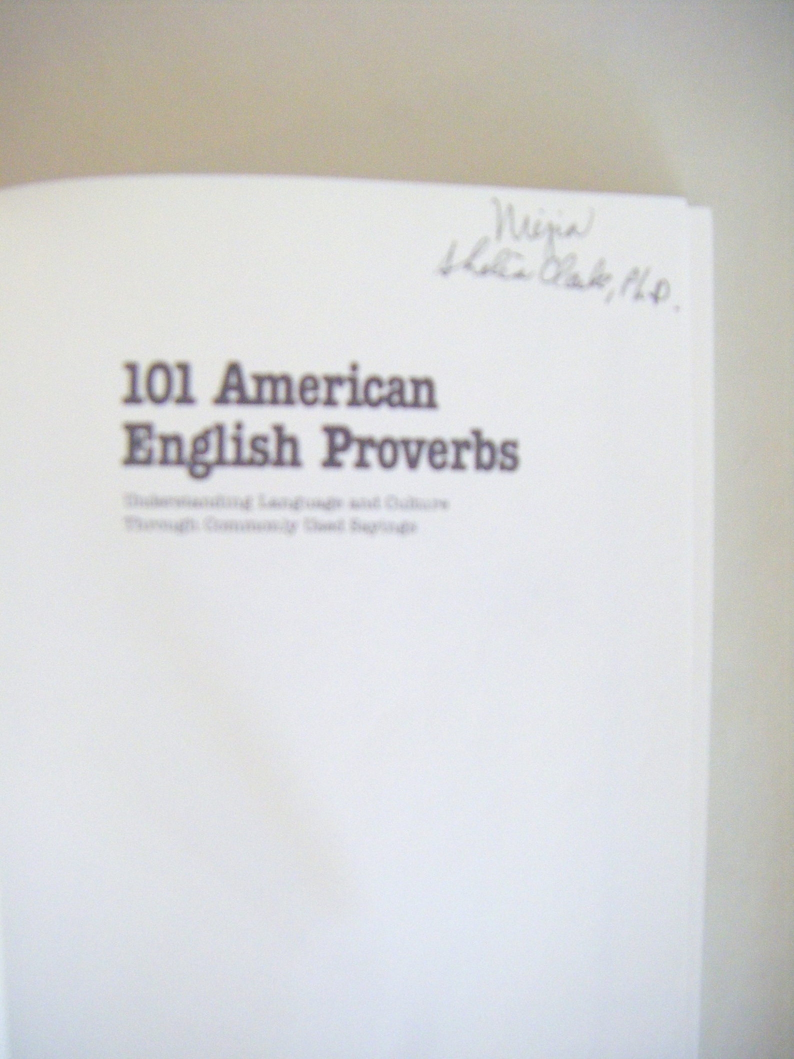 Vintage 101 American English Proverbs Cartoons English Paperback Book ...