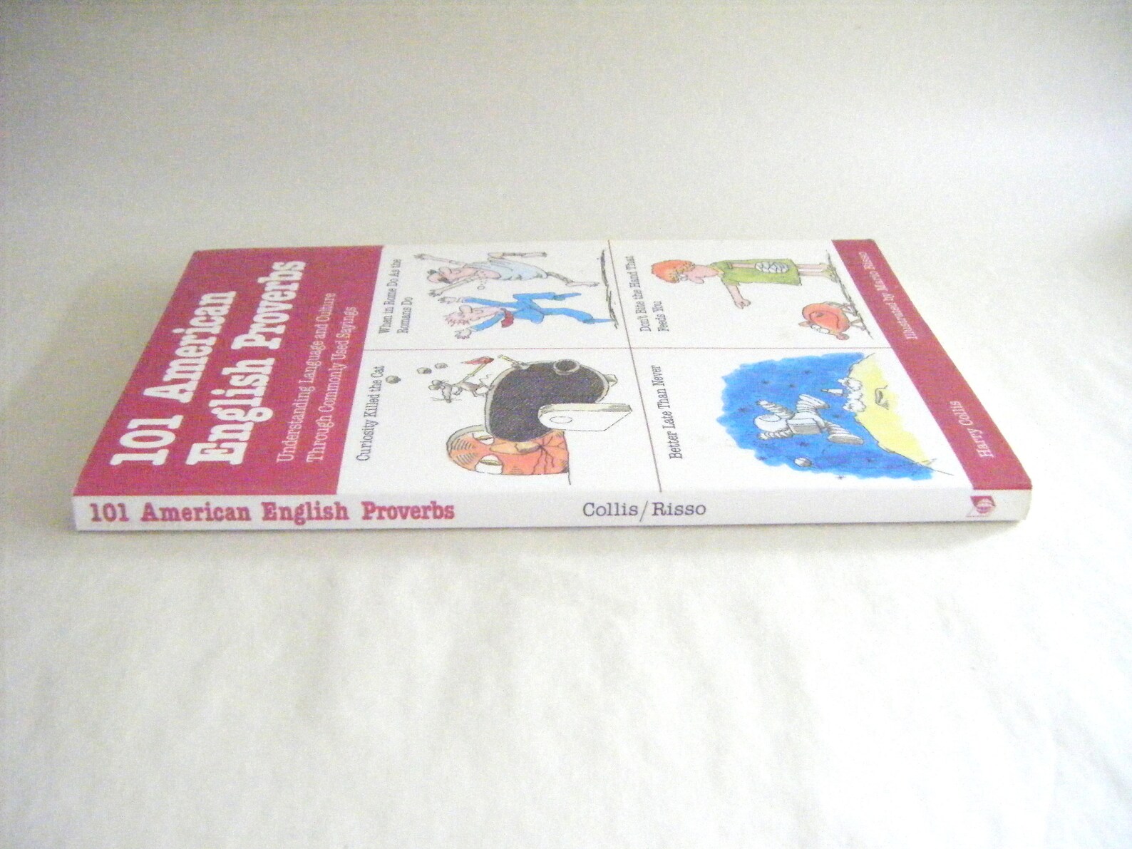 Vintage 101 American English Proverbs Cartoons English Paperback Book ...