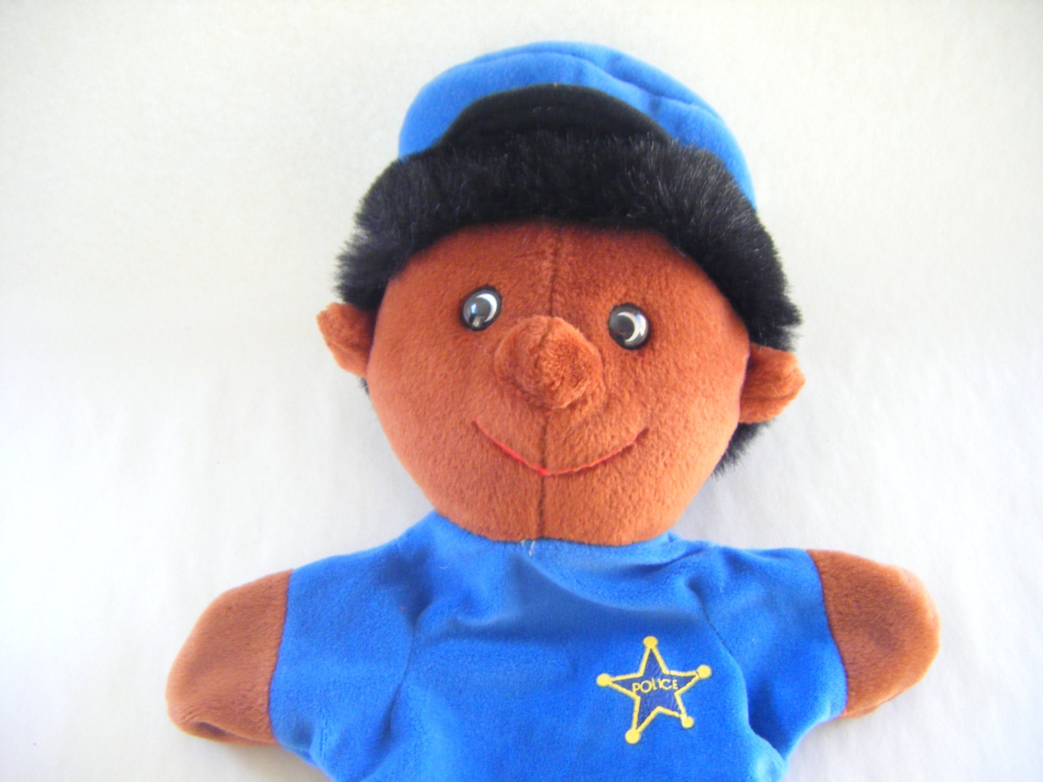 Vintage Police Officer Hand Puppet Plush Pups Toy Children - Etsy