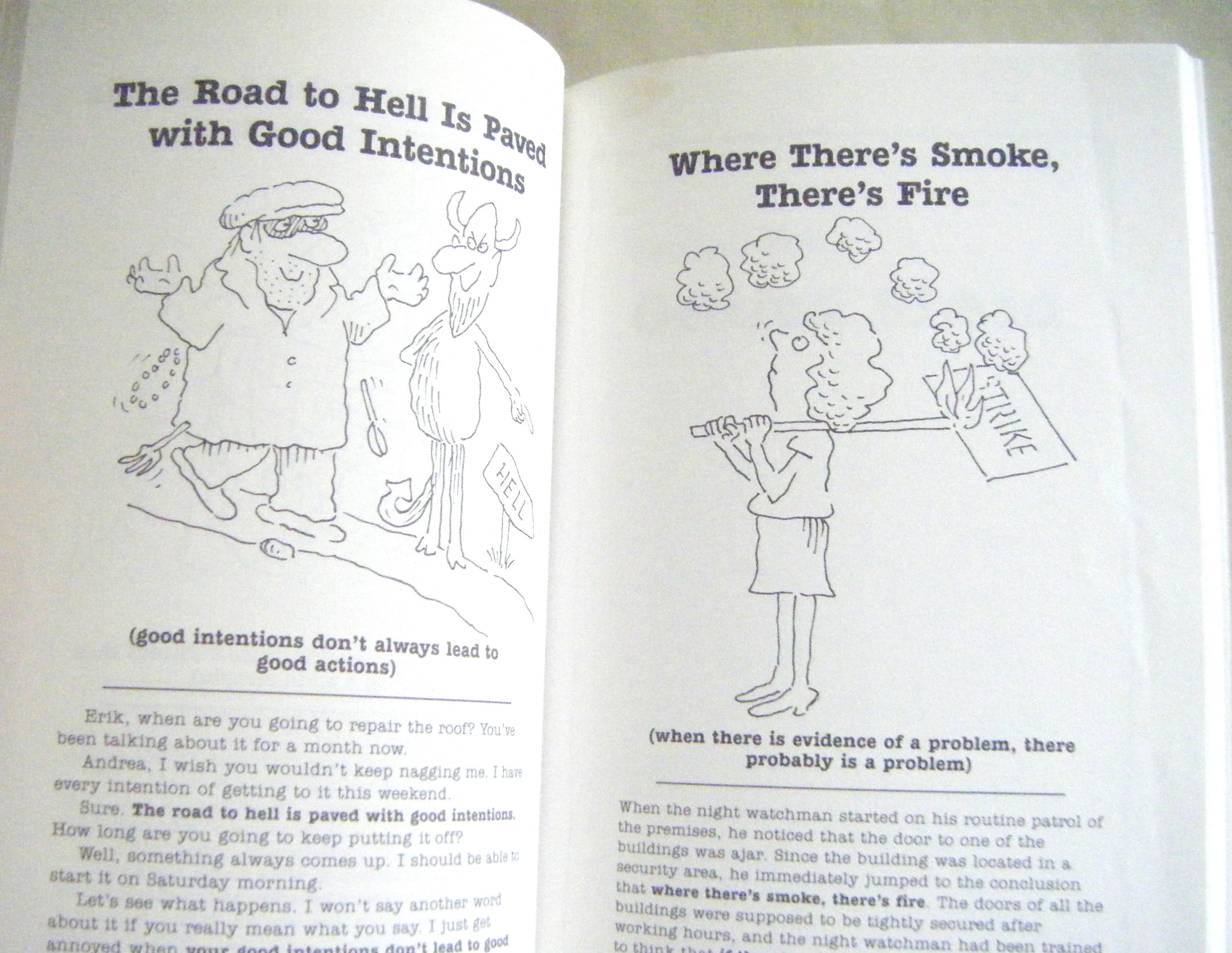 Vintage 101 American English Proverbs Cartoons English Paperback Book ...