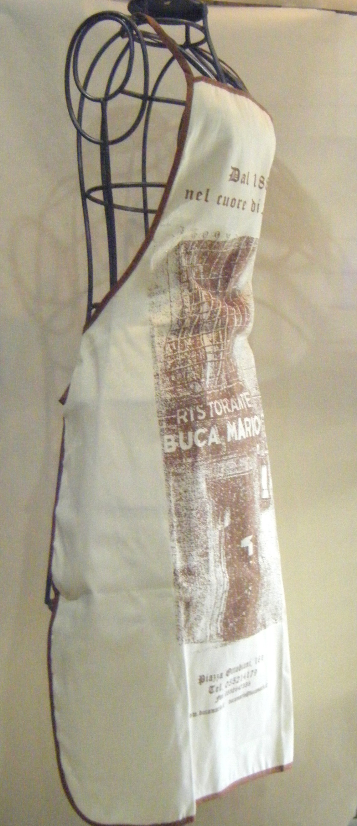 Apron Italian Restaurant Craft Fair Booth Supply Shop Cooking Crafting ...