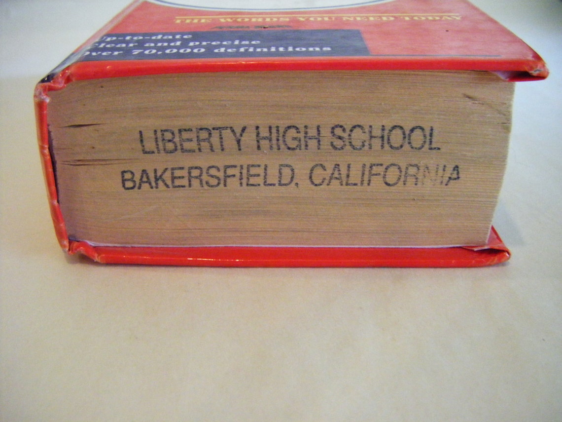 Vintage Merriam-webster Dictionary Hardback Book Travel Size - Etsy